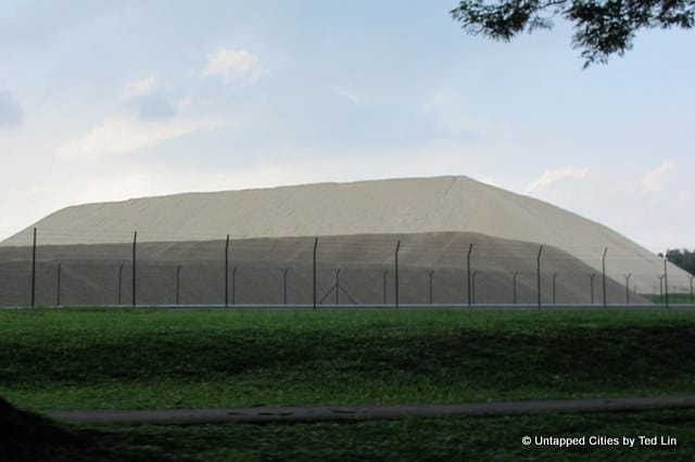 The Mountainous and Surreal Sand Reserves of Singapore