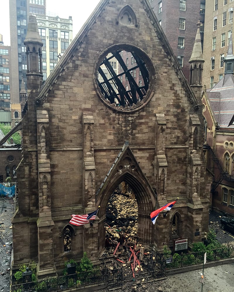 Tesla Statue Survives Fire at Serbian Orthodox Cathedral of St. Sava ...