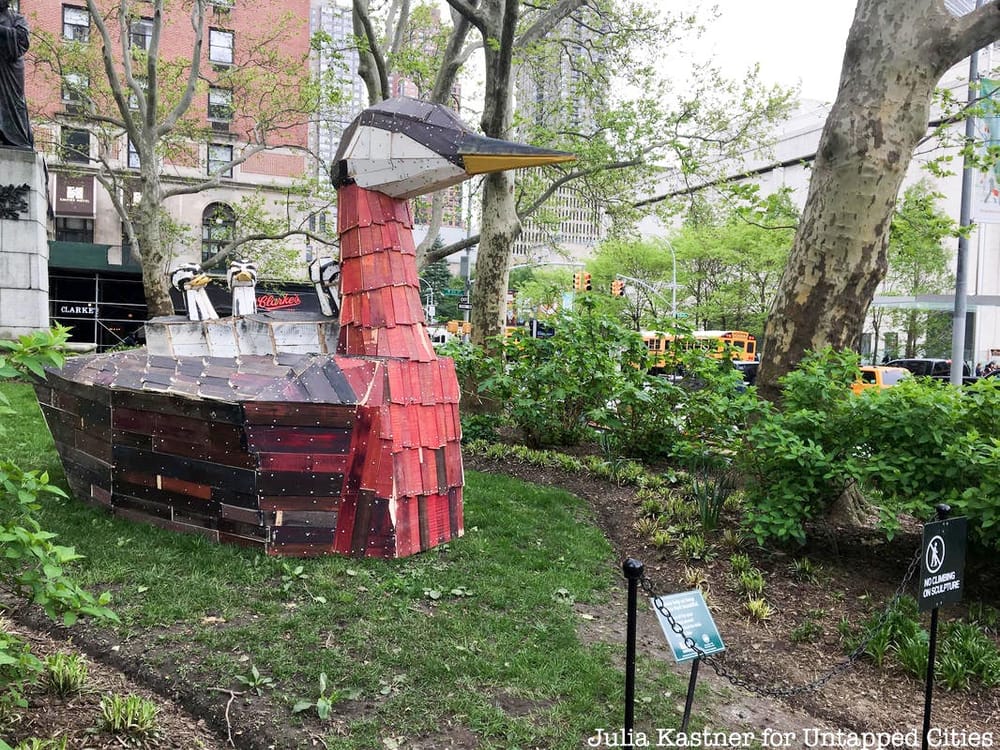 10 Oversized Endangered Birds Pop Up Along Broadway from the Audubon ...