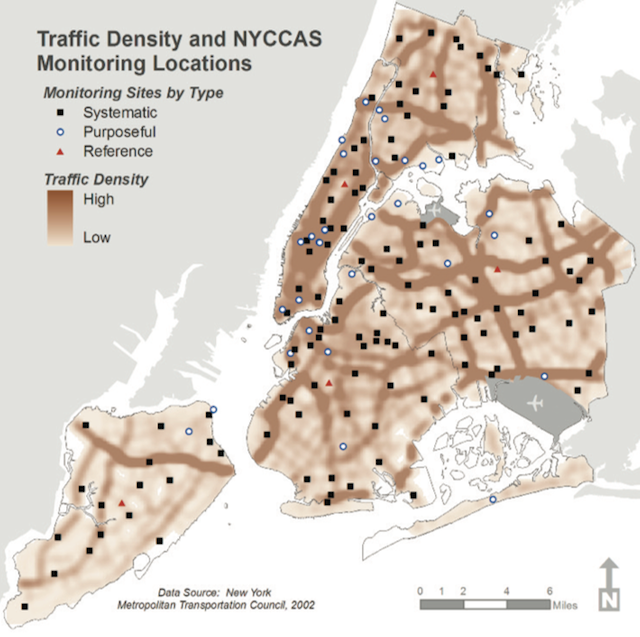 Fun Maps: NYC Community Air Survey Indicates We Have Clean Air But ...