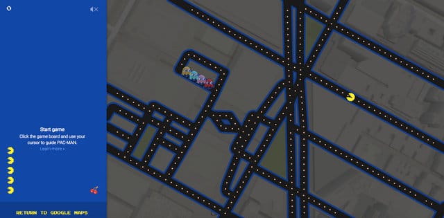 Fun Maps: Play Pac-Man in Google Maps! - Untapped New York