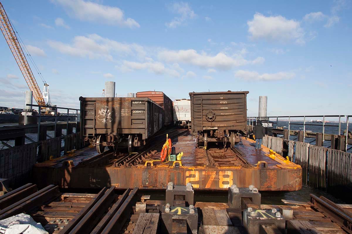 Behind the Scenes at The Floating Freight Rail Line That Crosses the ...