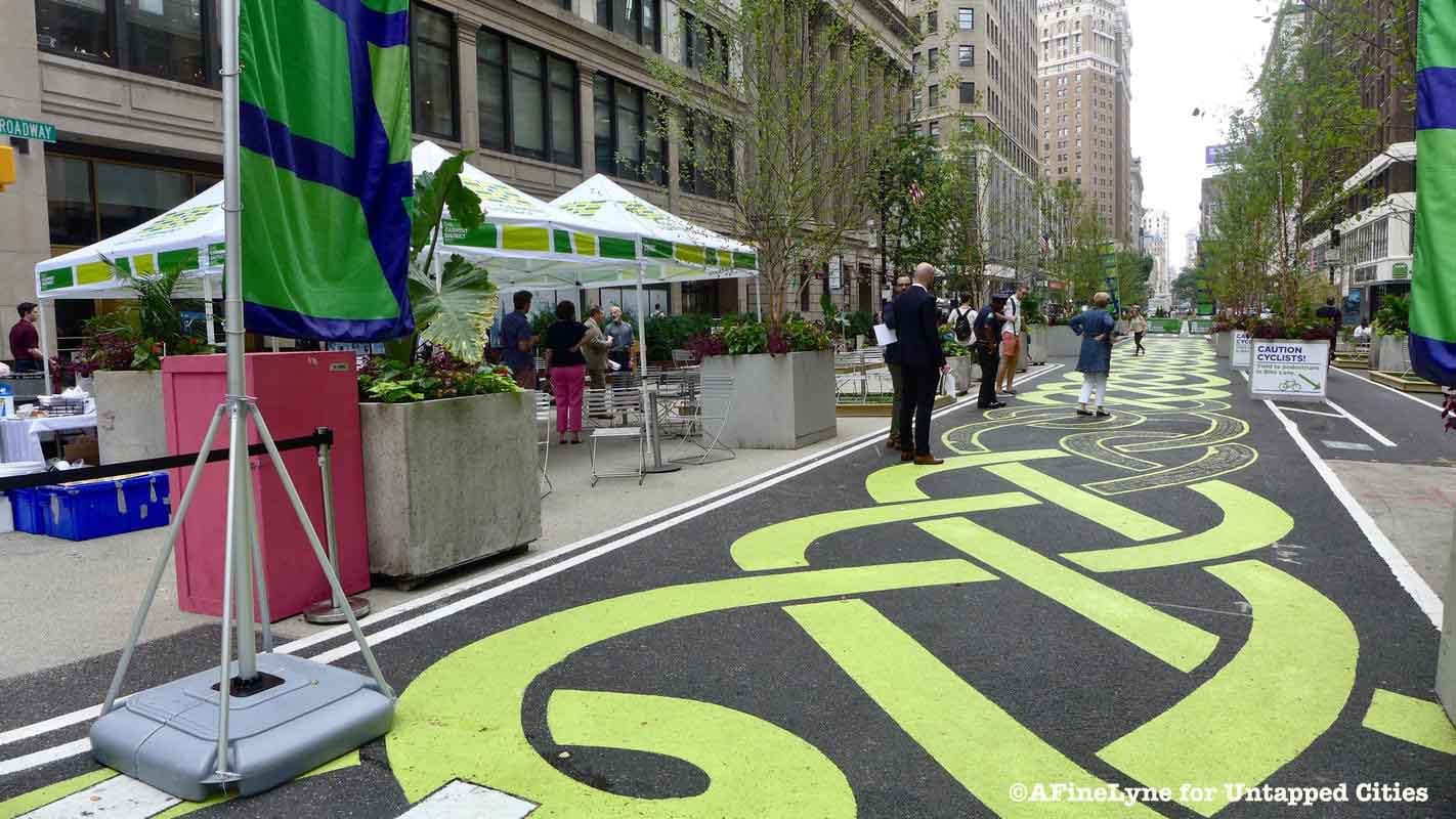 NYC's Garment District Gets 400 Foot "Road Tattoo" on Broadway, Custom ...