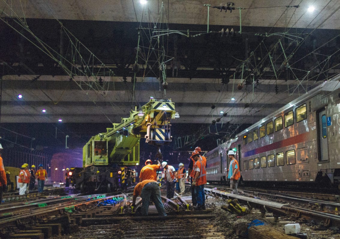 Watch A Time-Lapse Video of Amtrak Infrastructure Renewal Work at NYC's ...
