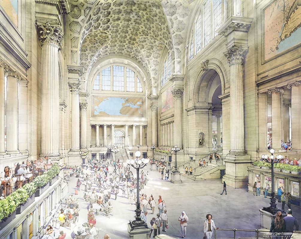Renderings Restore NYC's Original Penn Station In Today's Context ...