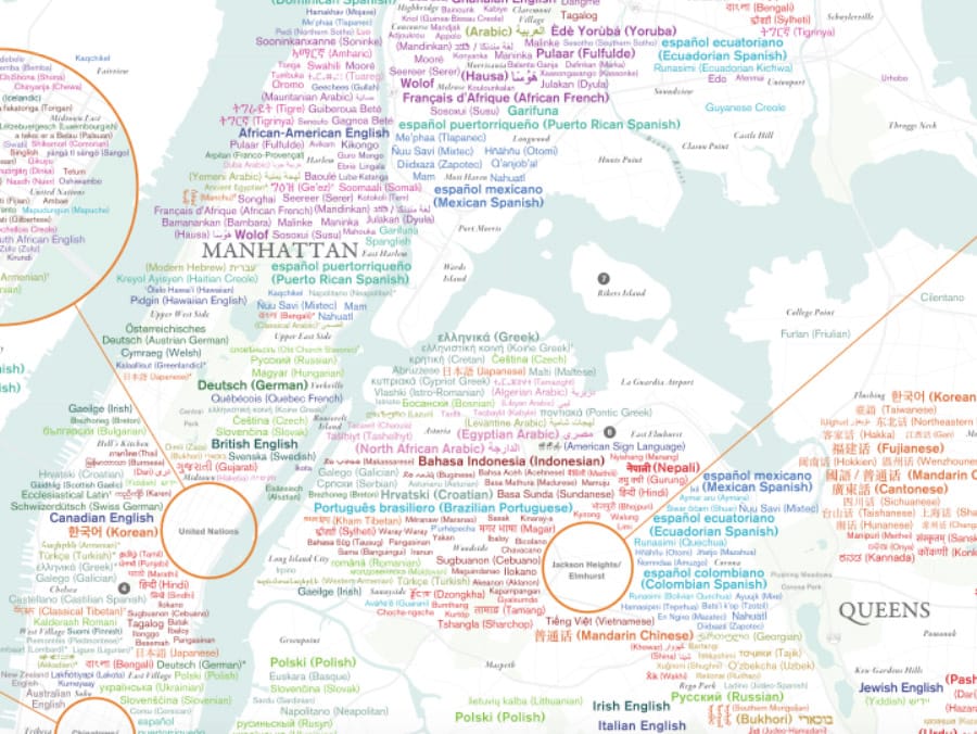 Fun Maps: NYC is Most Linguistically Diverse Urban Area in the World ...