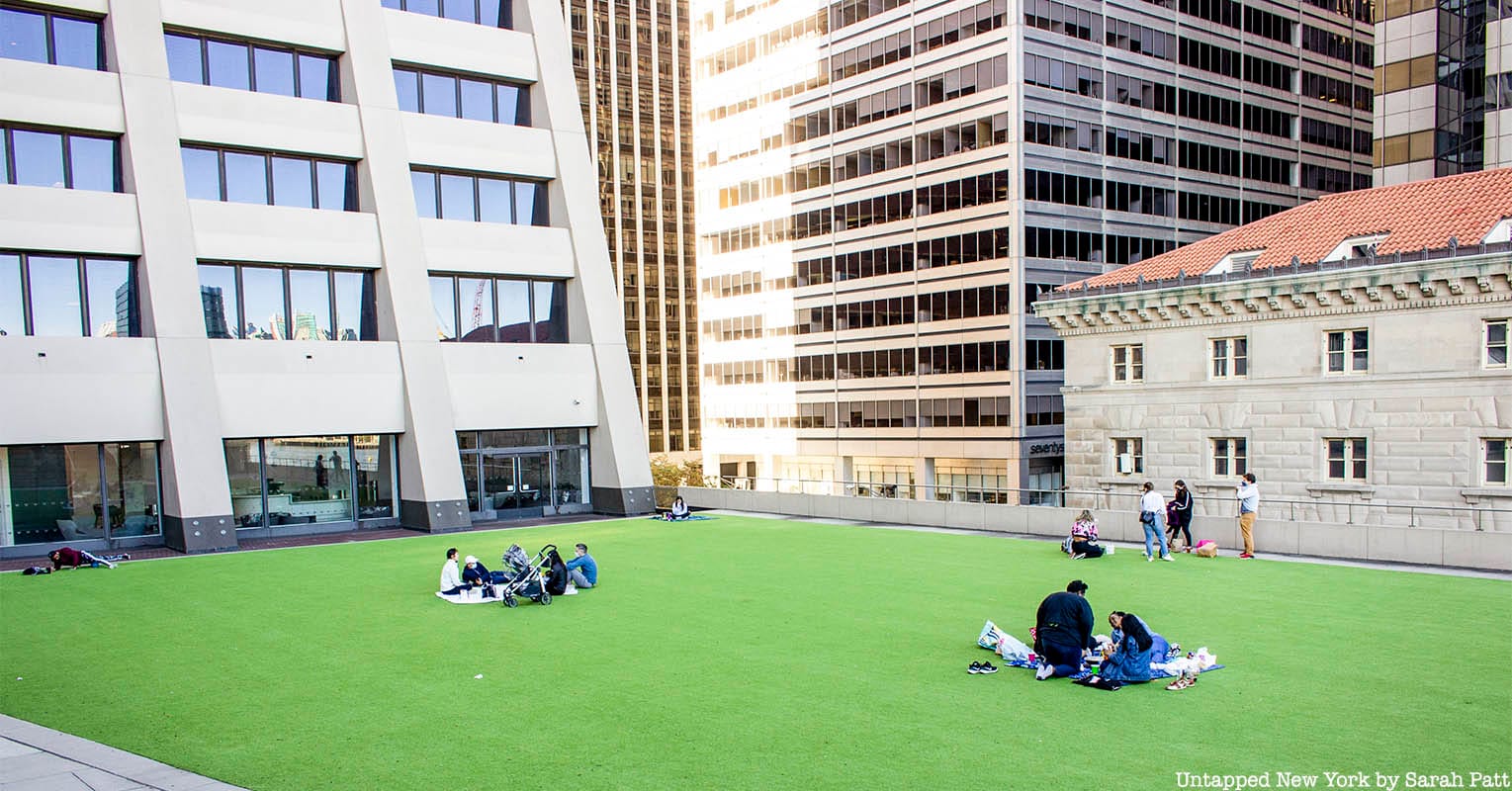 Elevated Acre, NYC Financial District's Secret Plaza at 55 Water Street ...