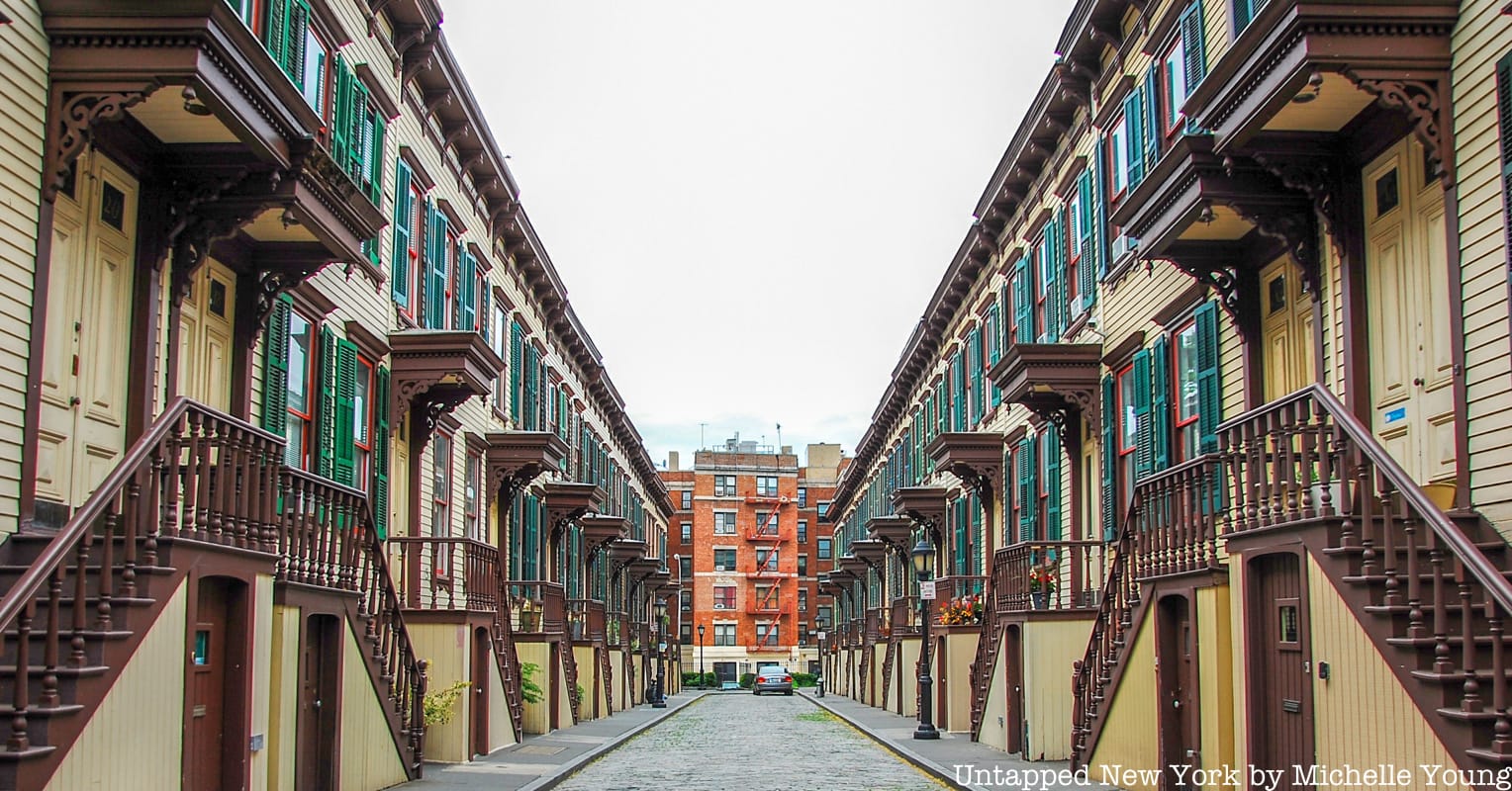 Sylvan Terrace, a Hidden Street of Wooden Homes in NYC - Untapped New York