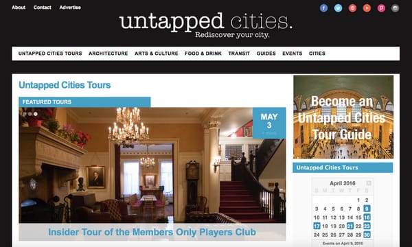 Revealing Our Brand New Untapped Cities Tours Page! - Untapped New York